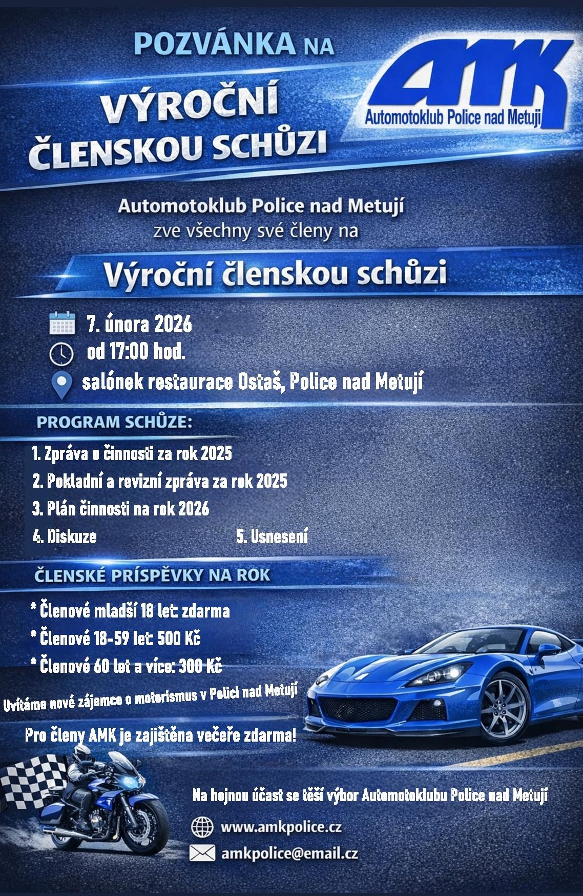 Informace pro členy :: AMK Police